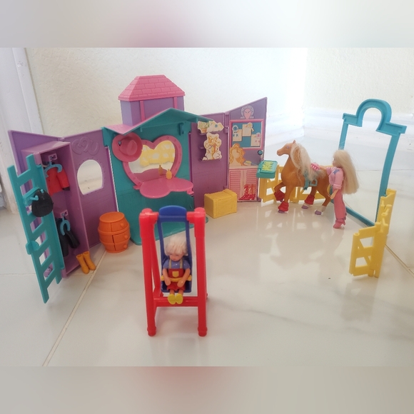 Mattel | Toys | Polly Pocket Rideinstyle Ranch Pony Hourse Miniature 25 ...